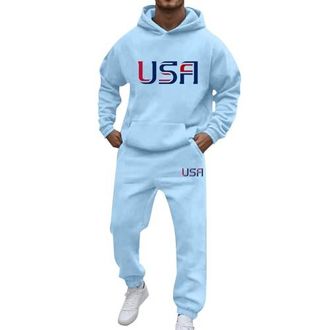 Generic Surv&ecirc;tement de sport 2026 pour homme - Ensemble 2 pi&egrave;ces avec sweat &agrave; capuche et pantalon de surv&ecirc;tement - Tenue athl&eacute;tique pour la marche, la course 