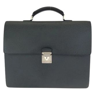 Louis Vuitton Pre-owned Taiga Leder Aktentasche - - Pre-owned - Herren - Schwarzk - ONE SIZE