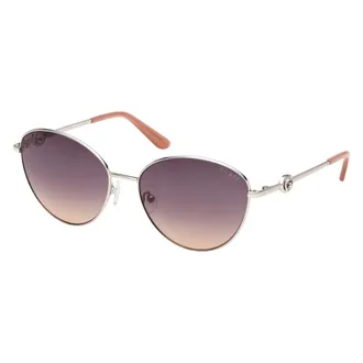 Guess Lunettes de soleil rondes - Femme - Accessoires - Rose - Taille: 58 MM