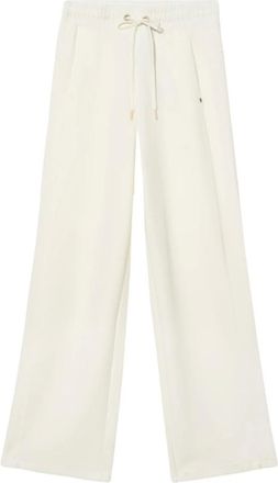 Oltre Femme, Pantalons, Blanc, Taille: 42 FR Pantalon de jogging Palazzo Doux au Toucher