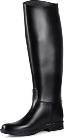 Horze femme, bottes en caoutchouc Chester, imperm&eacute;ables, Noir, 38