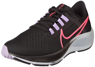 Nike Nike Damen Air Zoom Pegasus 38 Laufschuh, Black/Hyper Pink-Lilac-Pure Pl, 40.5 EU
