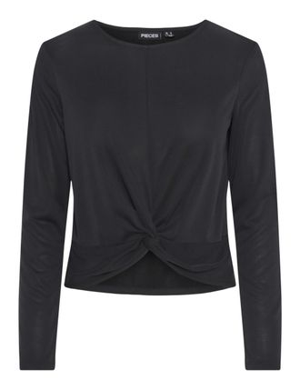 Pieces Pcanora Ls Knot Top Bc