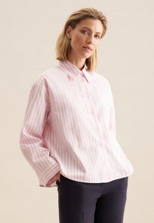 Seidensticker Klassische Bluse 1/1 Kragen Gestreift