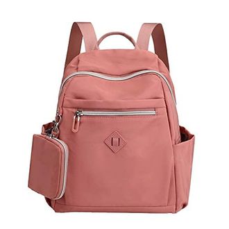 Generic Sac &agrave; dos de grande capacit&eacute; pour femme, sac de voyage tendance, sac &agrave; dos personnalis&eacute; pour filles, rose, taille unique