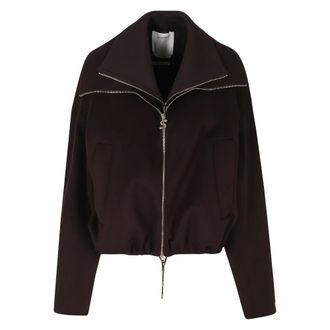 Sportmax Emiro Bomber Jacket - - Sweatshirts & Hoodies - Damen - Braun - XS