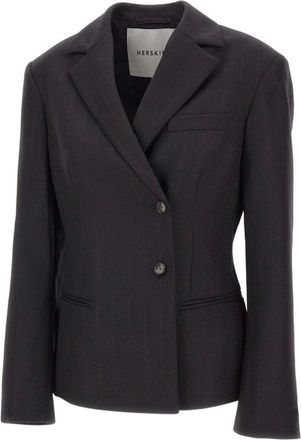 Birgitte Herskind Femme, Vestes, Noir, Taille: 44 FR Blazer crois&eacute;