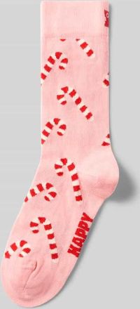 Happy Socks Socken mit weihnachtlichem Motiv Modell Candy Cane