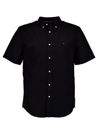 Tommy Hilfiger Herren Kurzarmhemd schwarz