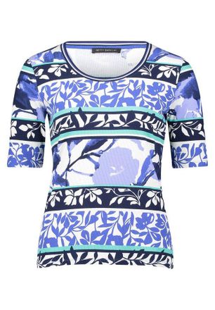 Betty Barclay Kurzarmshirt Damen mit Rippenstruktur (1-tlg)