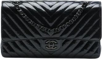 Chanel Sac bandouli&egrave;re classique double rabat Pre-owned - Femme - Pre-owned - Noir - Taille: ONE Size