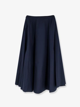 Aspesi Womens Skirt Long Cotton Blue