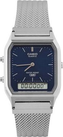 Casio Uhr Vintage AQ-230EM-2AEF Silberfarben