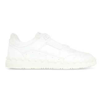 Valentino Garavani Nieten Leder Sneakers - - Shoes - Herren - Wei&szlig; - 45 EU