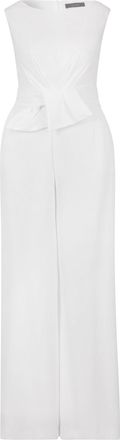 Vera Mont Damen Jumpsuit mit weitem Bein Rohweiß,34