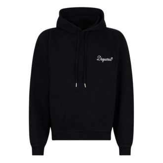 Dsquared2 D2 Signature Hoodie - - Sweatshirts & Hoodies - Herren - Schwarzk - XL