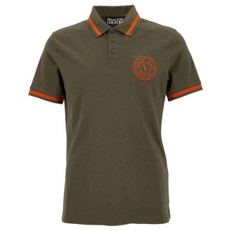Versace Jeans Couture T-Shirts und Polos - - Tops - Herren - Gr&uuml;n - XS