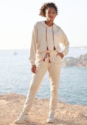 Vivance Sweatpants Relaxhose, Loungehose mit aufgesetzten Taschen, Loungewear