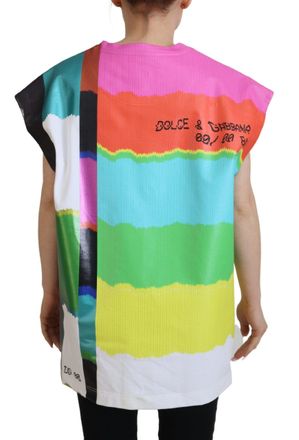 Dolce & Gabbana Multicolor TV Print T-Shirt - Multicolor