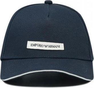 Emporio Armani Canvas Baseball Cap - - Accessories - unisex - Blau - ONE SIZE
