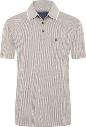 Ragman Pflegeleichtes Poloshirt mit Brusttasche und 3D-Print in