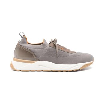 Santoni Chunky Sole Slate Grey Sneakers - - Shoes - Herren - Grau - 41 EU