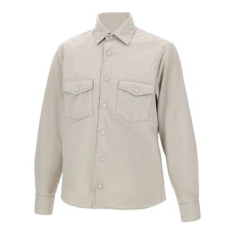 Eleventy Snap-Button Jacke - - Jackets - Herren - Beige - L