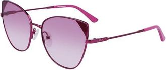 Karl Lagerfeld Karl Lagerfeld KL341S Sunglasses, 650 Pink, 56 Unisex
