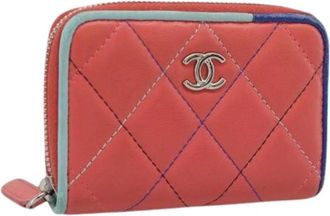 Chanel Porte-monnaie Pre-owned - Femme - Pre-owned - Rose - Taille: ONE Size
