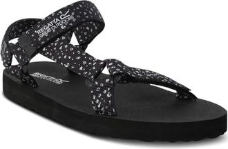 Regatta Sandales à lanières pour femme Vendeavour pour la marche et la randonnée, Noir à pois blancs, 40 EU