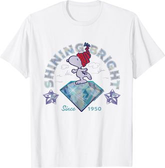 Peanuts ES Peanuts Xmas Snoopy Shining Bright 1950 Vintage-Klassiker T-Shirt