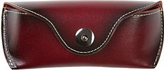 ZLYC Cuir Étui à Lunettes Robuste Vintage Étui à Lunettes de Soleil