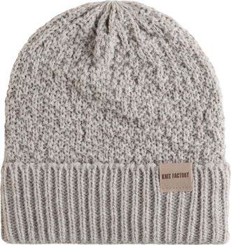 Knit Factory Haze Mütze - Strickmütze für Damen und Herren - Beanie - Herbst & Winter Essentials - Zeitloses Mode-Accessoire - Wintermütze mit Wolle - Hochwertige 