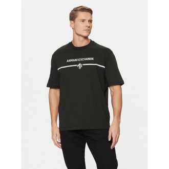 A|X Armani Exchange T-Shirt XM000274 AF12308 UB001 Schwarz Regular Fit