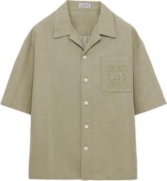 Loewe Chemise droite &agrave; logo Anagram en coton