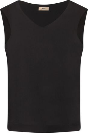 Herno Femme, Tops, Noir, Taille: 34 FR Haut sans Manches