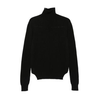 Rick Owens Rippstrick-Rollkragenpullover - - Knitwear - Damen - Schwarzk - L
