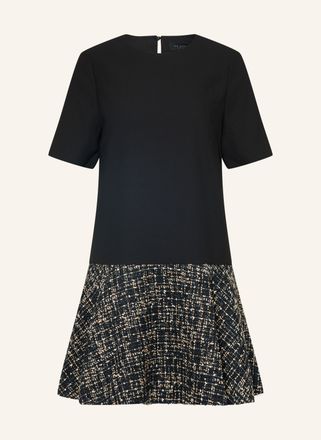 Ted Baker Kleid Ummid Im Materialmix schwarz