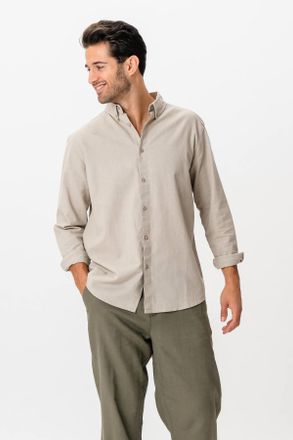 Perform Collection Leinenhemd - Sand