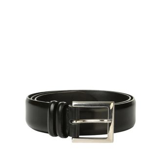 Orciani Homme, Accessoires, Noir, Taille: 100 CM Ceinture en cuir bross&eacute;