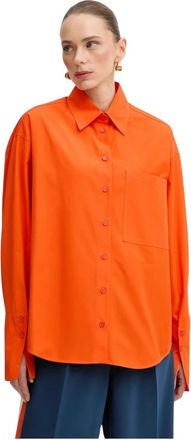 Patrizia Pepe Damen, Blusen & Hemden, Orange, SGr&ouml;&szlig;e