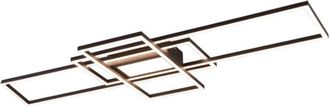 Trio plafonnier, irvine incl. 1 x LED,SMD,60,0 WATT,3000-6500K,7100 lm. corps: m&eacute;tal, antracite L:105,0CM, L:42,0CM, H:6,5CM