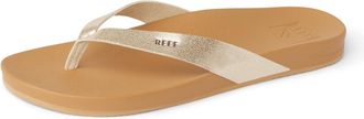 Reef Womens Cushion Bounce Court Fashion casual Flip-Flop, Tan/Champagne, 4.5 UK (37.5 EU)