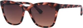 Enrico Coveri Lunettes de soleil, ECS110, lunettes de soleil femme, lunettes papillon, rose