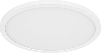 Globo Lighting LED Deckenleuchte 24 Watt Backlight Memory Funnktion IP44 wei&szlig; opal rund