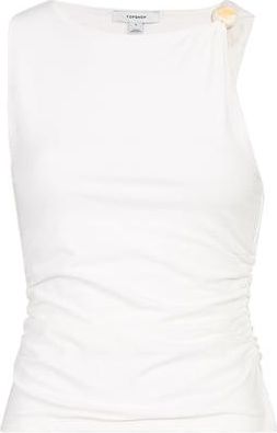 Topshop Top sans manches cintr&eacute; uni