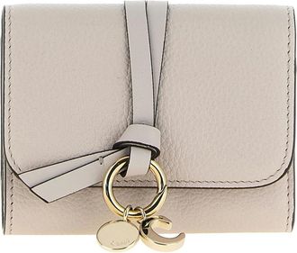 Chlo&eacute; Portefeuille Tri-Fold Alphabet Petit Mod&egrave;le - Femme - Accessoires - Gris - Taille: ONE Size