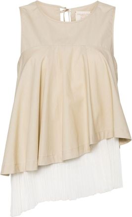 Shanshan Ruan Gestuftes Top - Nude
