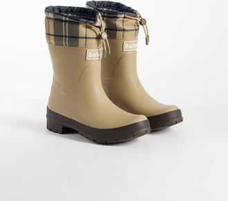 Barbour Mowbray Karomuster-Mid-Wellies in Beige-Neutral