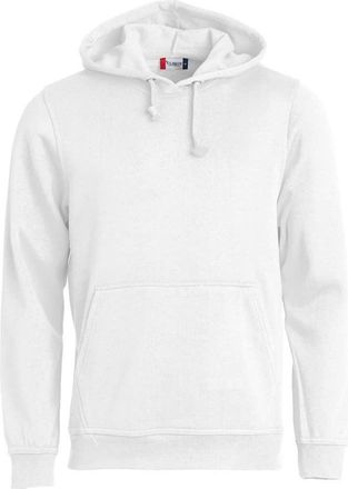 Clique CliQue Herren Basic Kapuzenpullover, wei&szlig;, XXXL